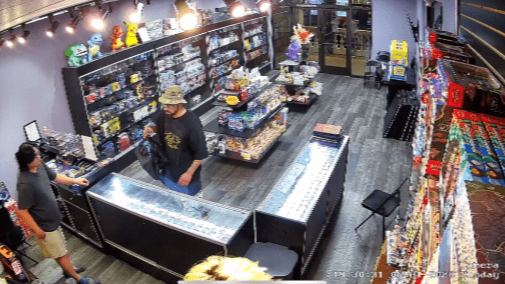 Taser-wielding suspect steals Pokémon cards from Las Vegas shop