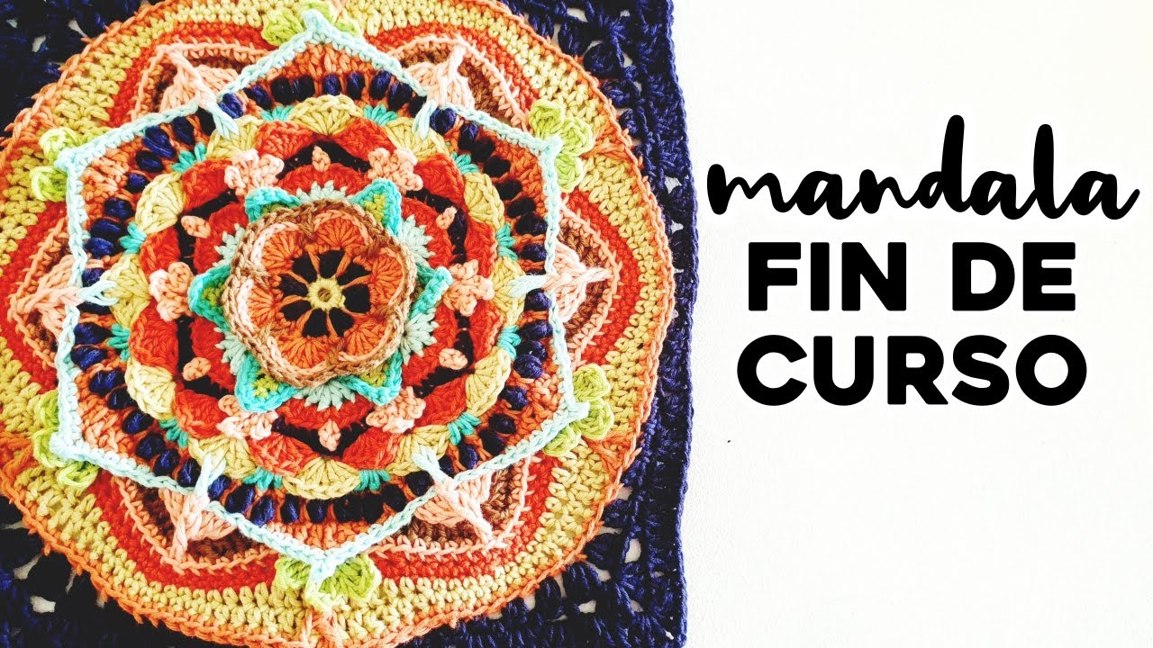 Mandala a crochet paso a paso para principiantes