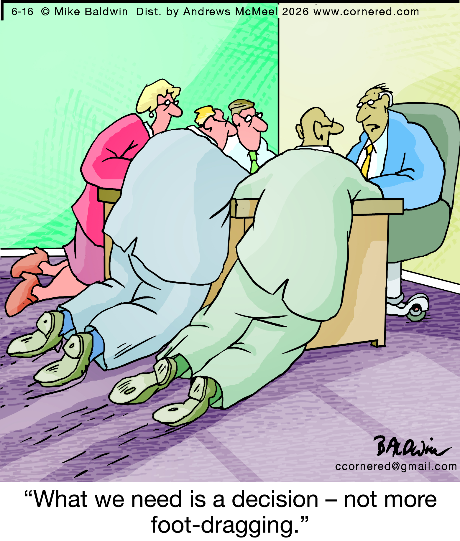 Cornered by Mike Baldwin
