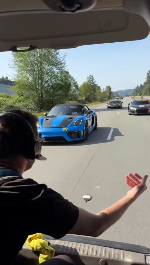 Photographing 20 cars during an epic Crown Rally drive