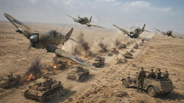 Was Rommel sagte, als alliierte Flugzeuge seine Panzer zerstörten