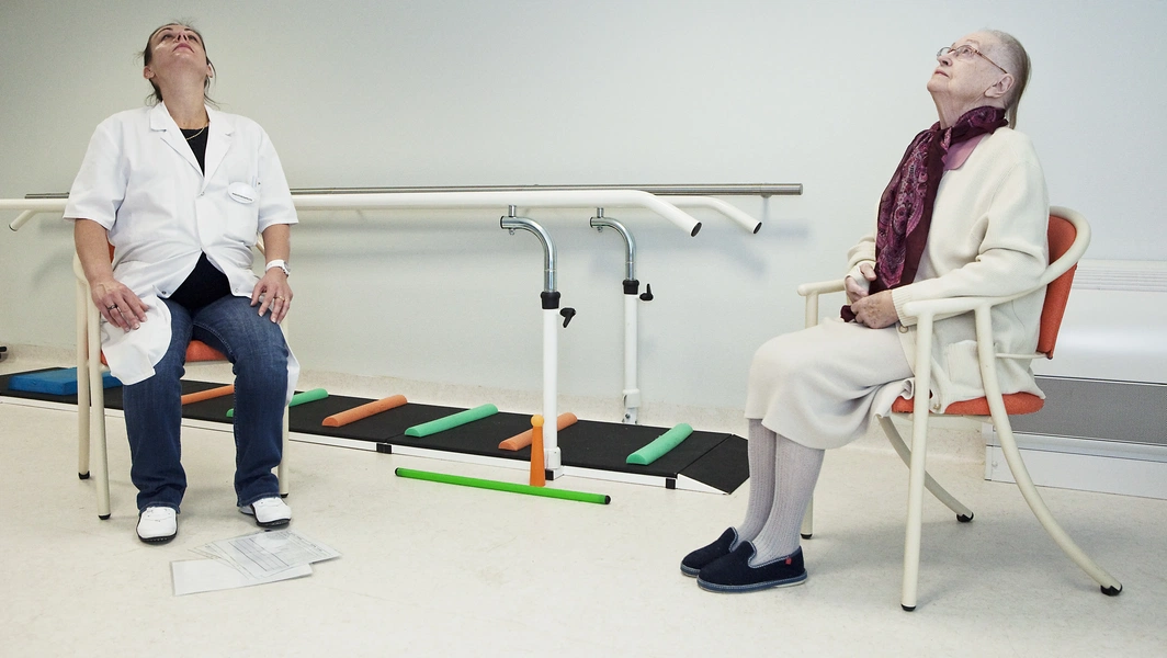 Chair-based hip mobility exercises for older adults
