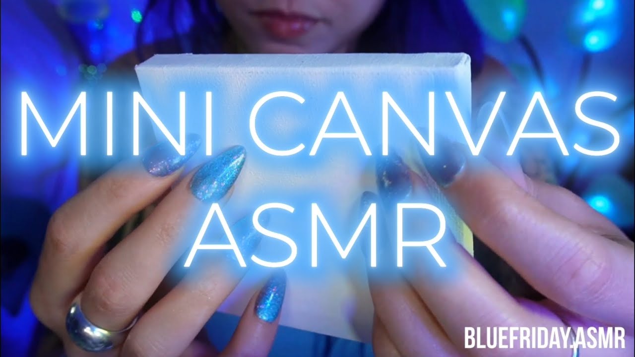 Mini canvas ASMR painting sounds