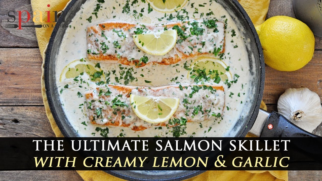 Creamy lemon garlic salmon skillet: Easy one-pan recipe