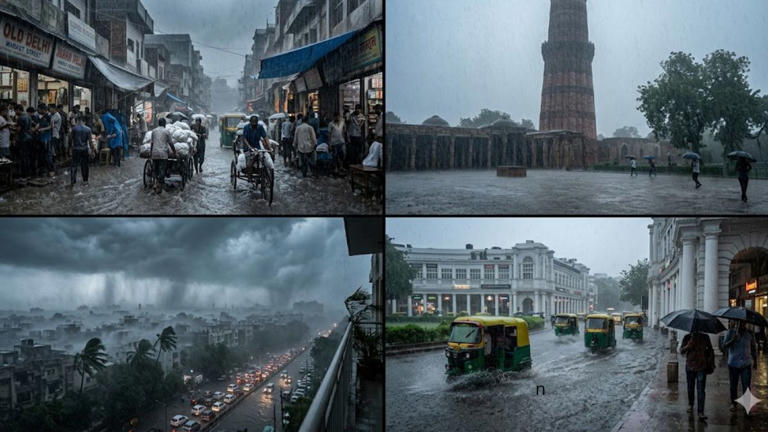 IMD predicts more rain in Delhi-NCR: Check what red and orange alerts mean