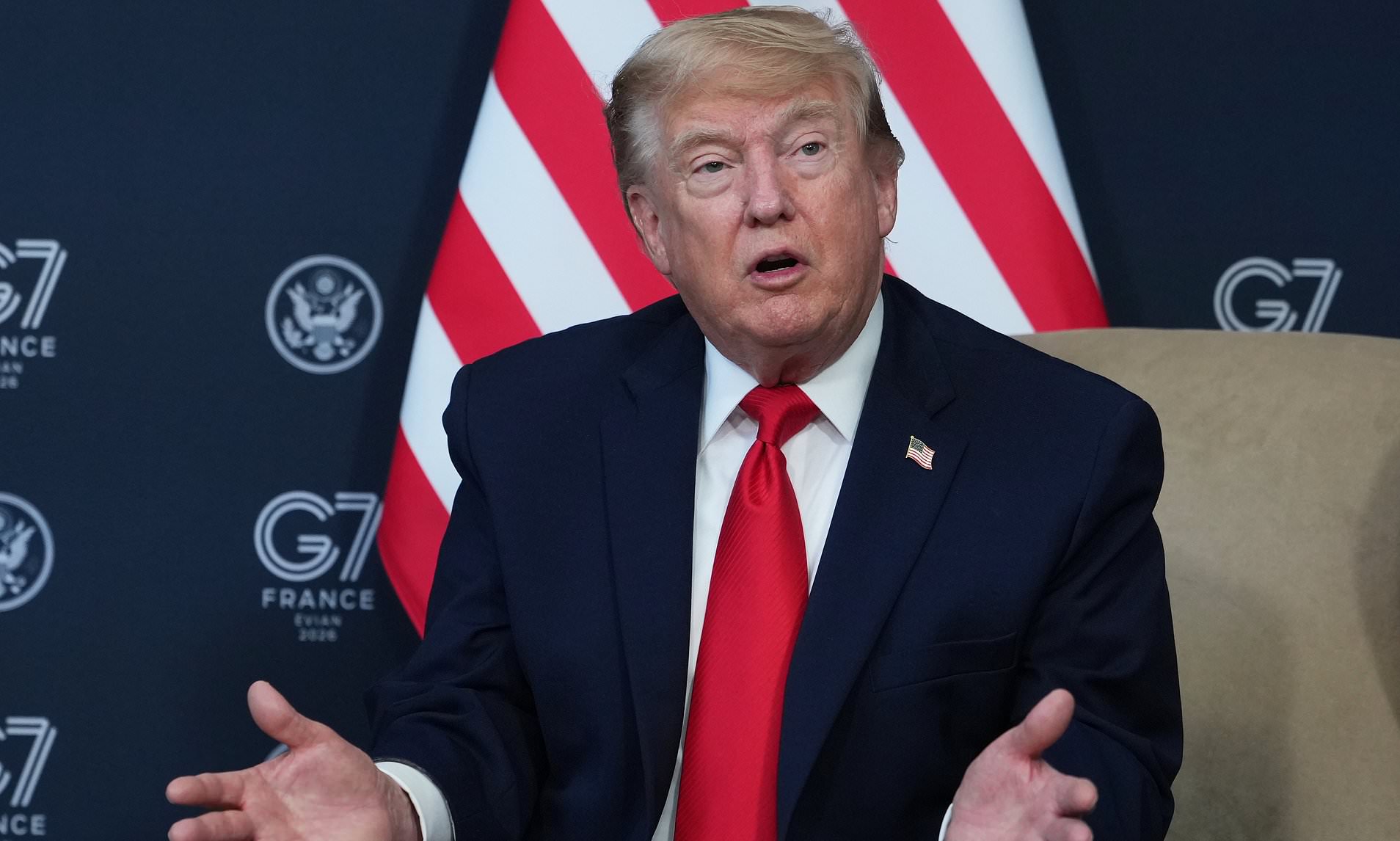 Trump says 'all hell will rain down' on Iran if they get a nuclear weapon