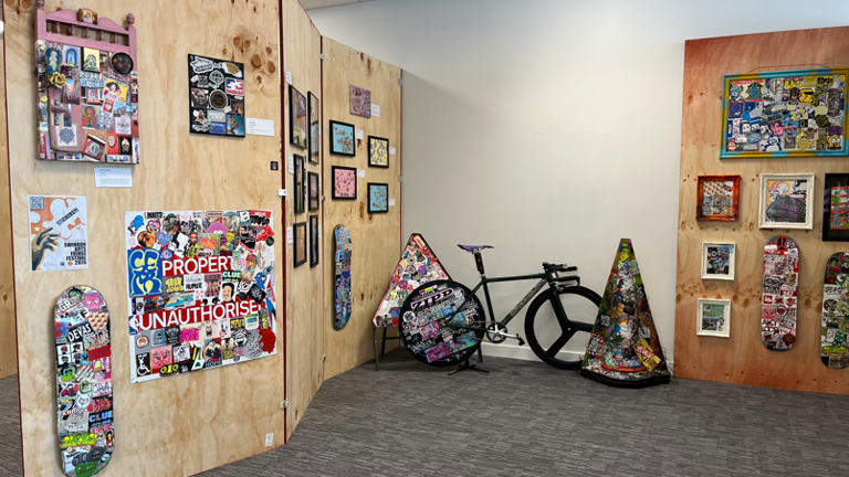Fringe exhibition celebrates the art of stickers