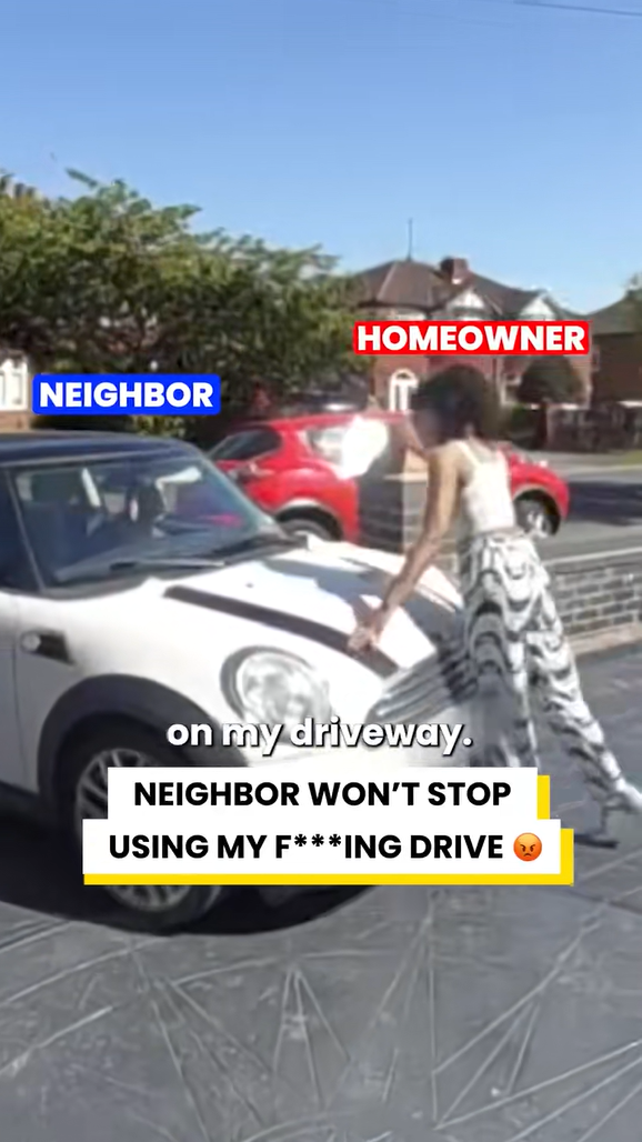 Neighbor won't stop using my driveway