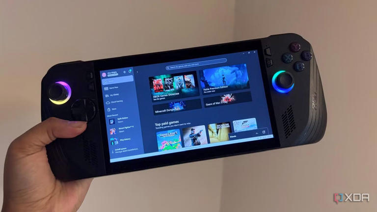 Xbox's full-screen handheld dashboard is just a Windows mask, and ...