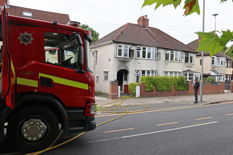 Neighbours woke up to 'loud bang' as Broadgreen house went up in flames