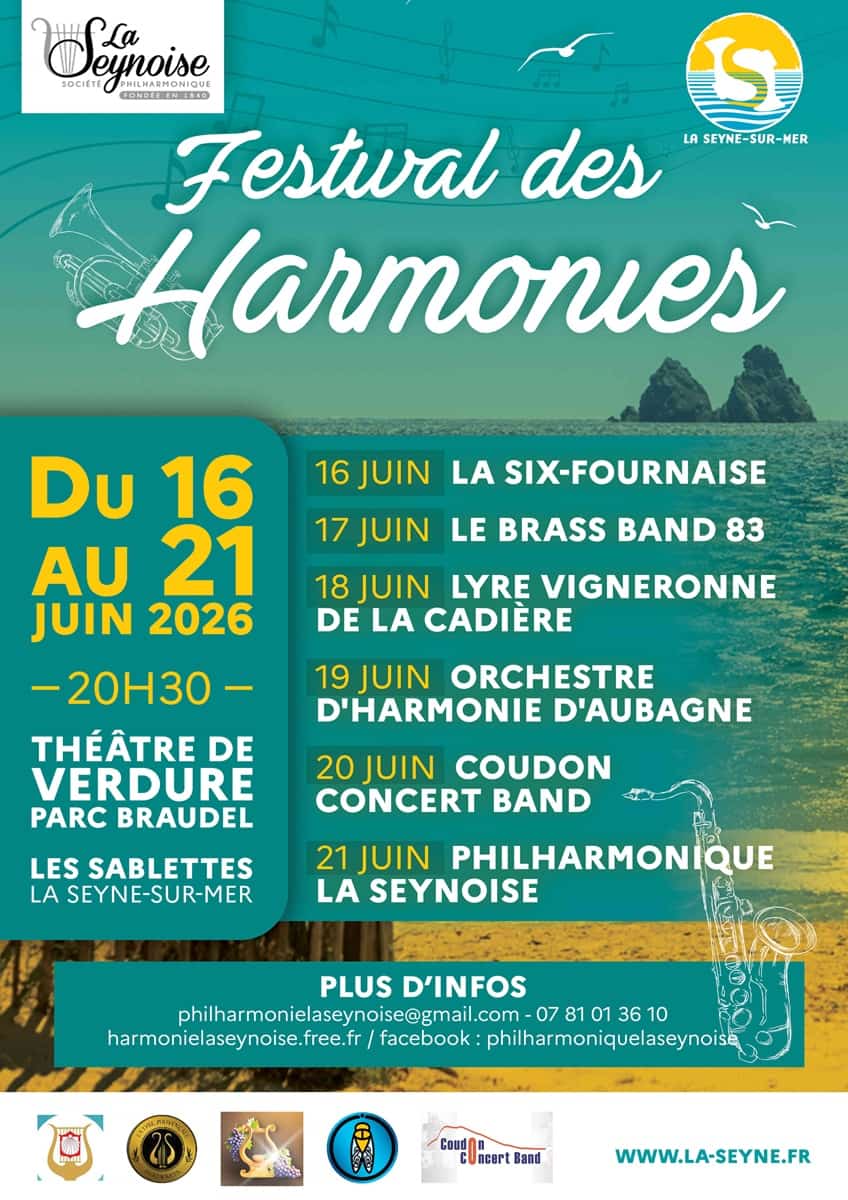 La Seyne-sur-Mer accueille le 5e Festival des Harmonies au parc Braudel ...