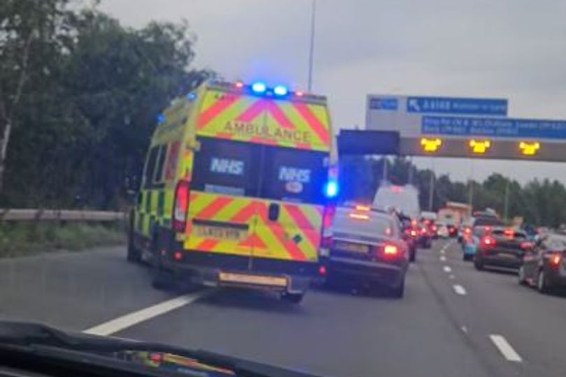 M60 shuts with man fighting for his life after falling from bridge