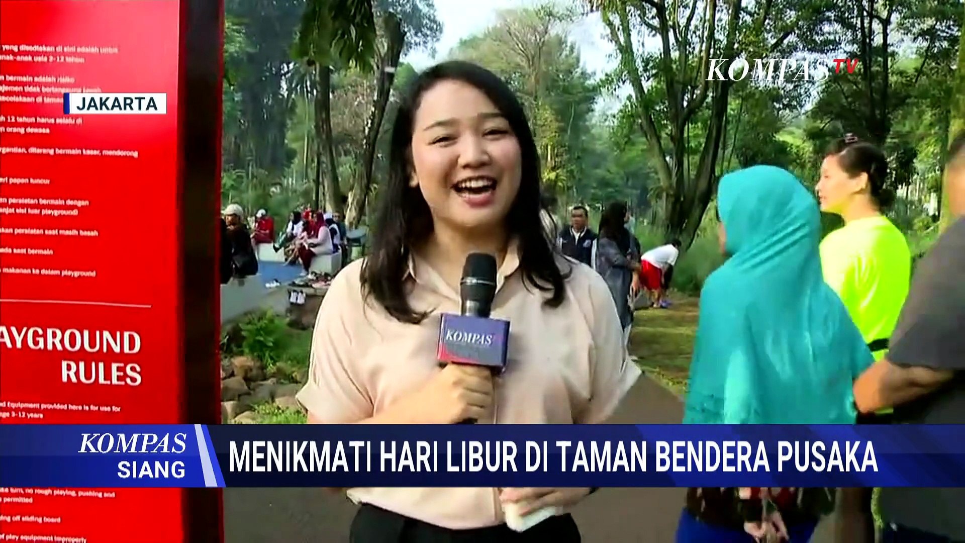Taman Bendera Pusaka Kebayoran Baru jadi destinasi favorit warga ...