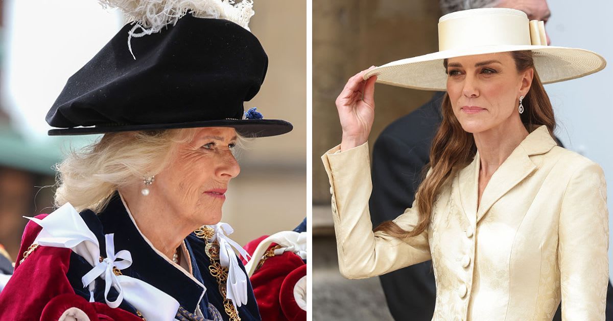 Why Queen Camilla stepped out in Garter robes — but Princess Kate could ...