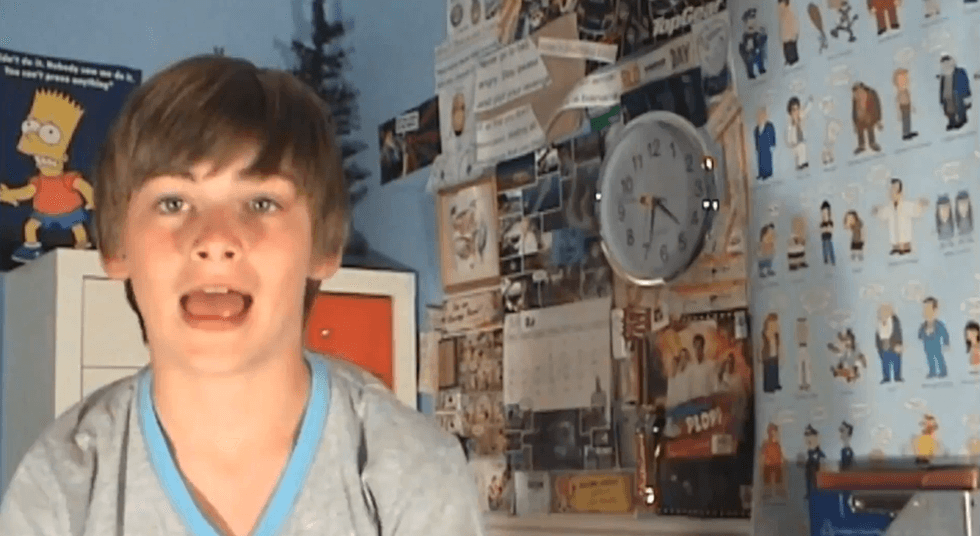 Tom Harwood shares adorable throwback to teenage YouTube channel as he ...