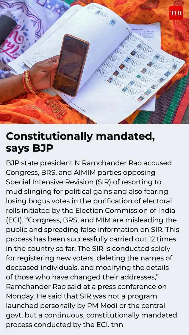 3 BLO visits, one missed form, voter list trouble? Telangana SIR puts ...
