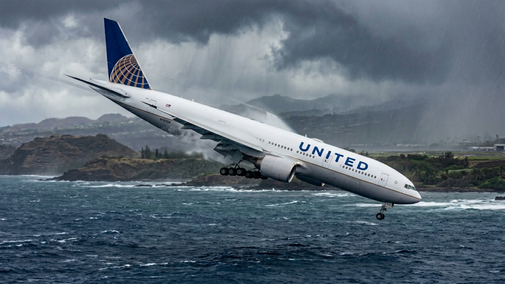 United 1722 lost control seconds after takeoff