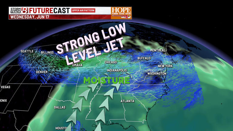 Scattered storms today; severe weather likely Wednesday | June 16, 2026