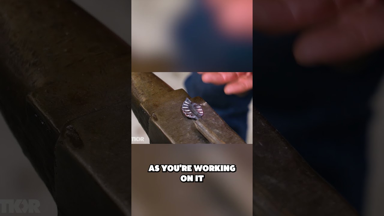 Forging copper with fire and hammers