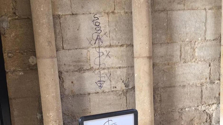 Cathedral faces bill for 'thoughtless' graffiti