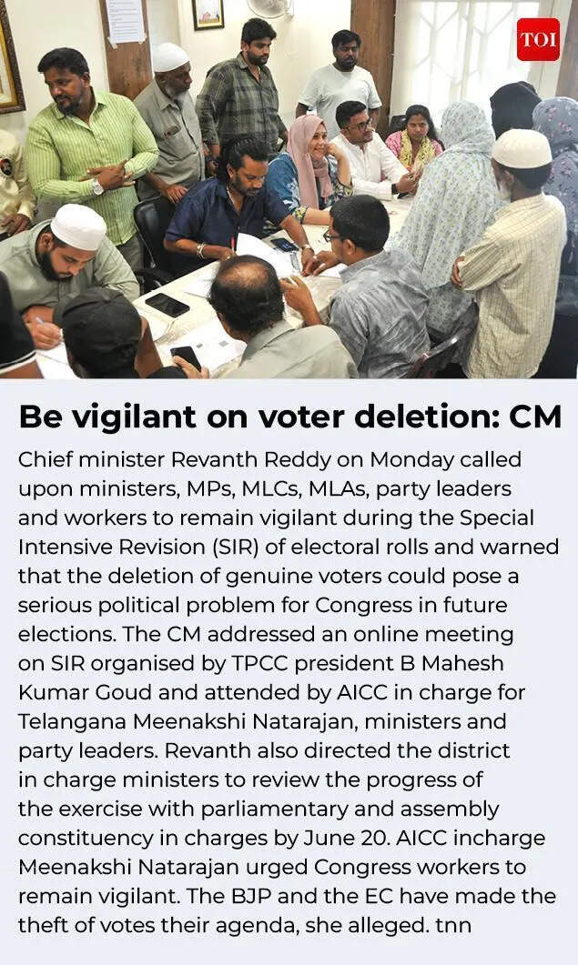 3 BLO visits, one missed form, voter list trouble? Telangana SIR puts ...