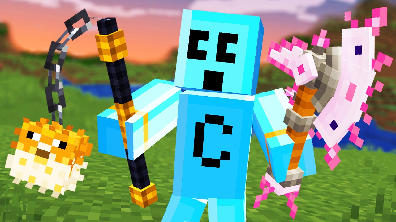 Turning dangerous Minecraft mobs into powerful weapons