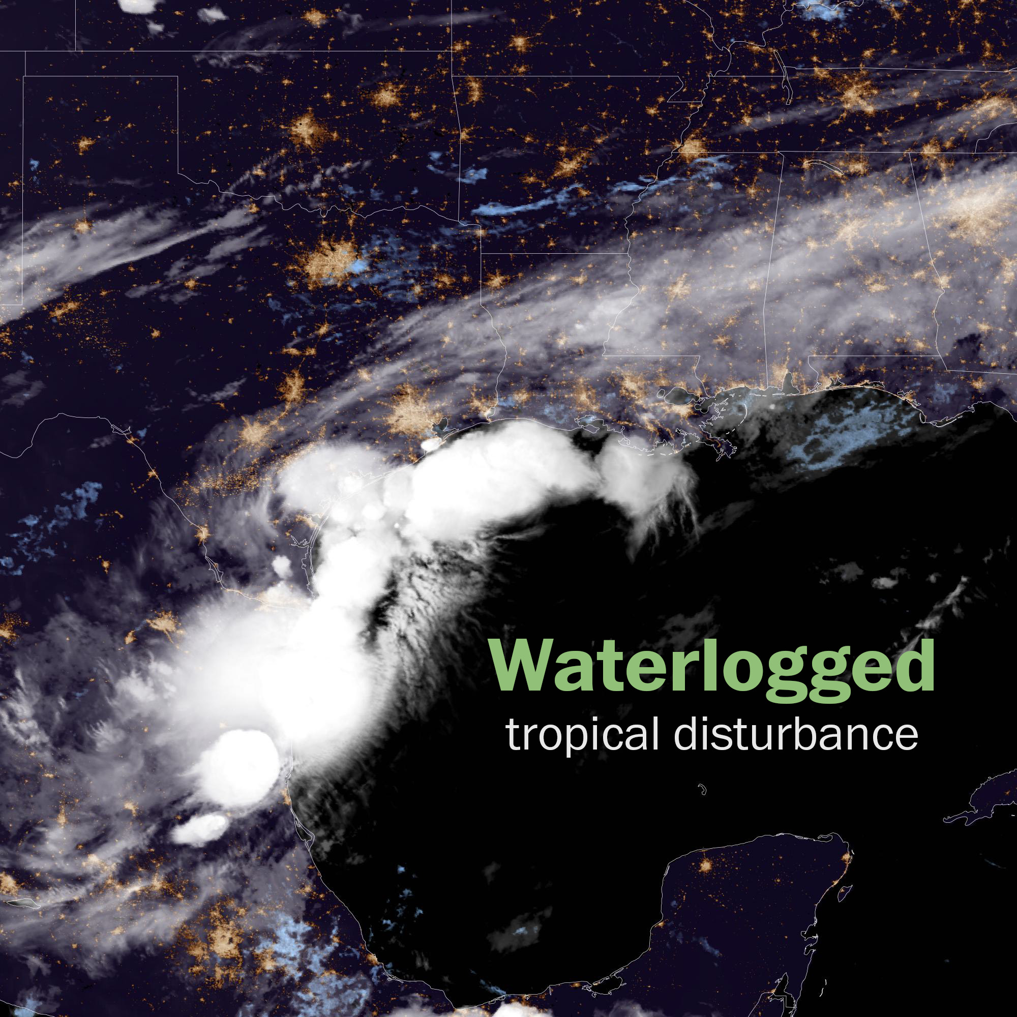 Waterlogged tropical disturbance could soon flood parts of the South