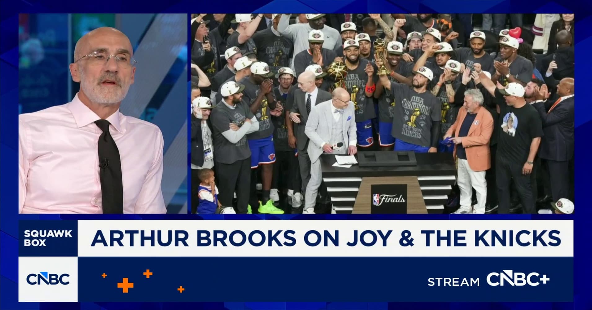 Harvard's Arthur Brooks on the New York Knicks' title victory