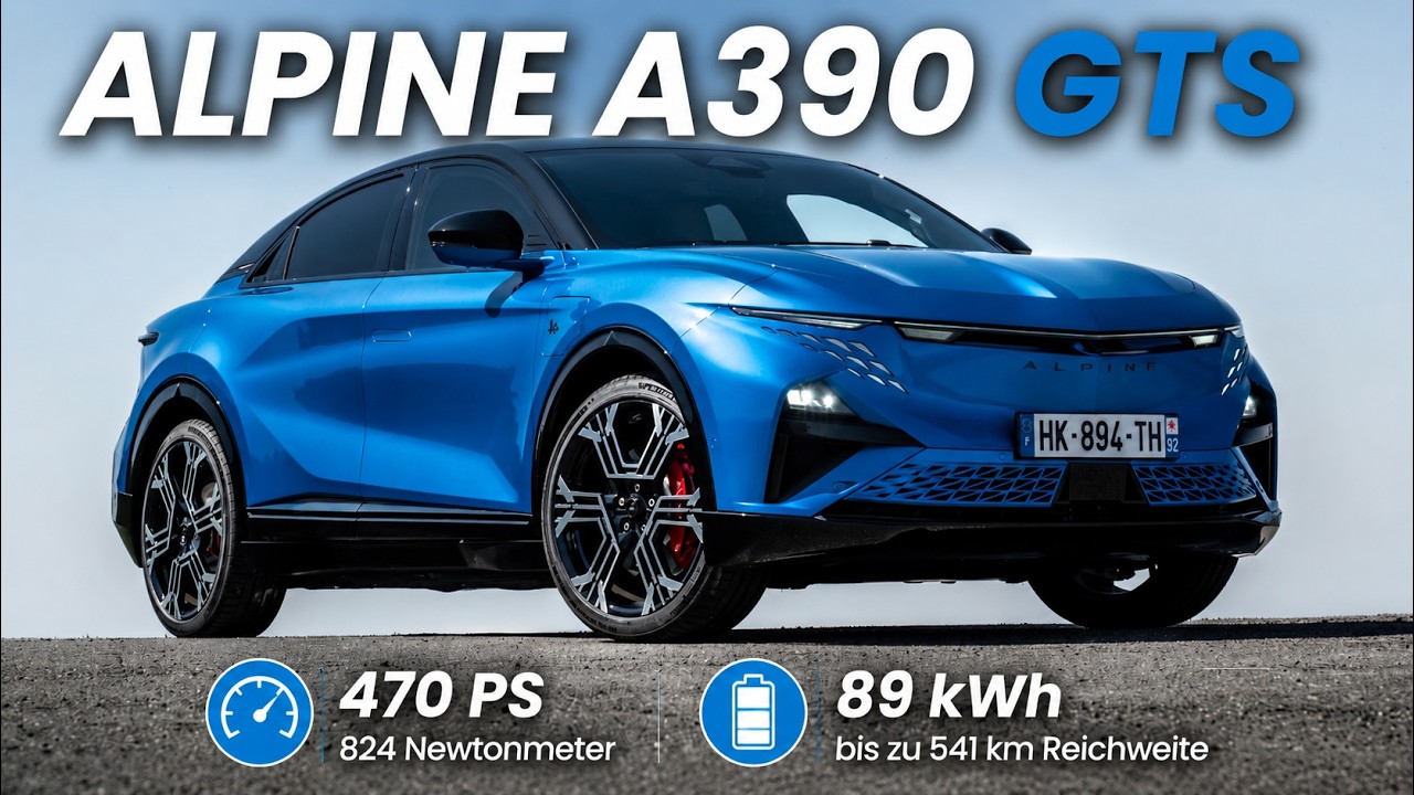 2026 Alpine A390 GTS in Alpine Vision Blue mit 470 PS & 824 Nm im Check