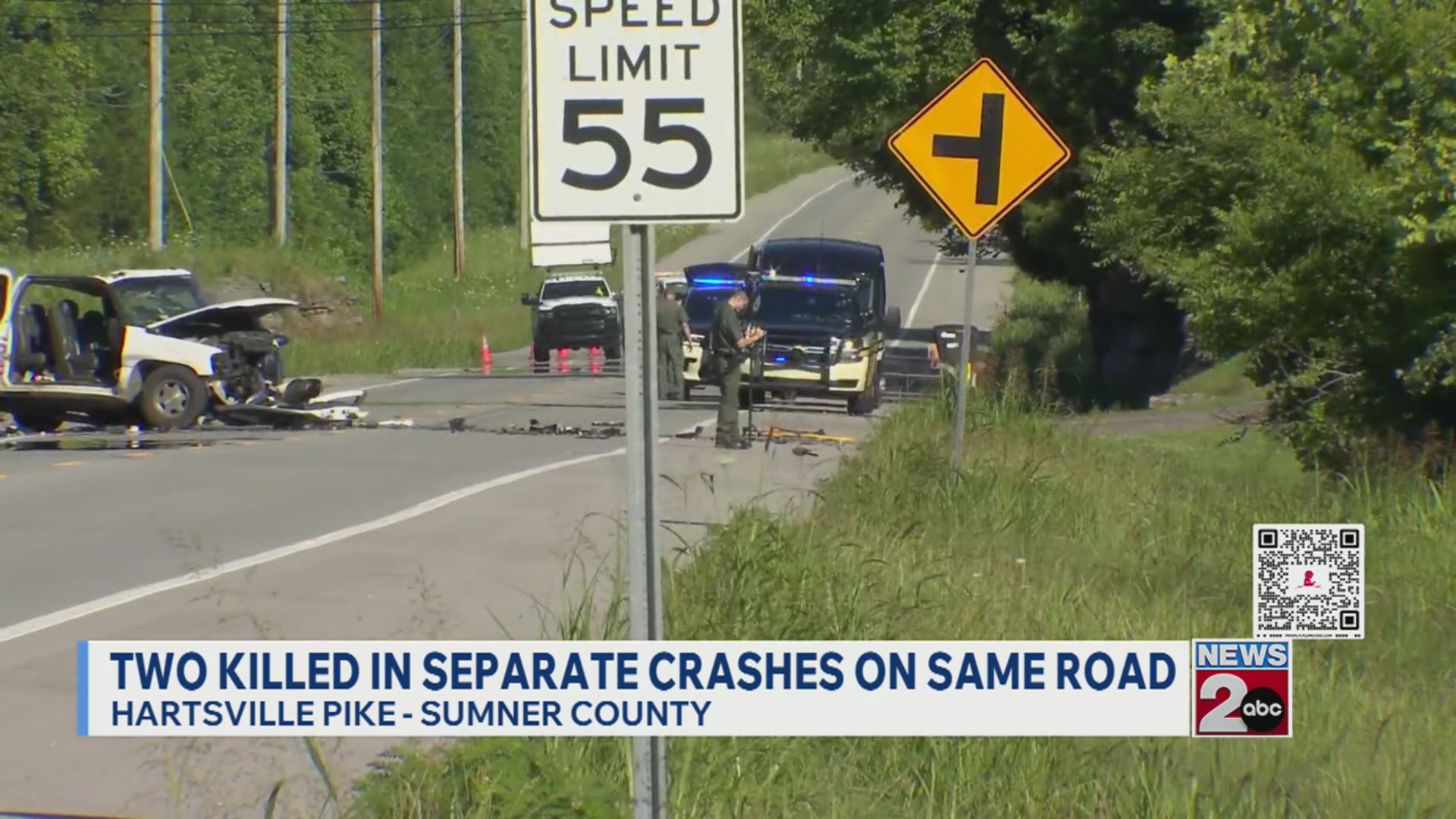2 killed in separate crashes on Hartsville Pike