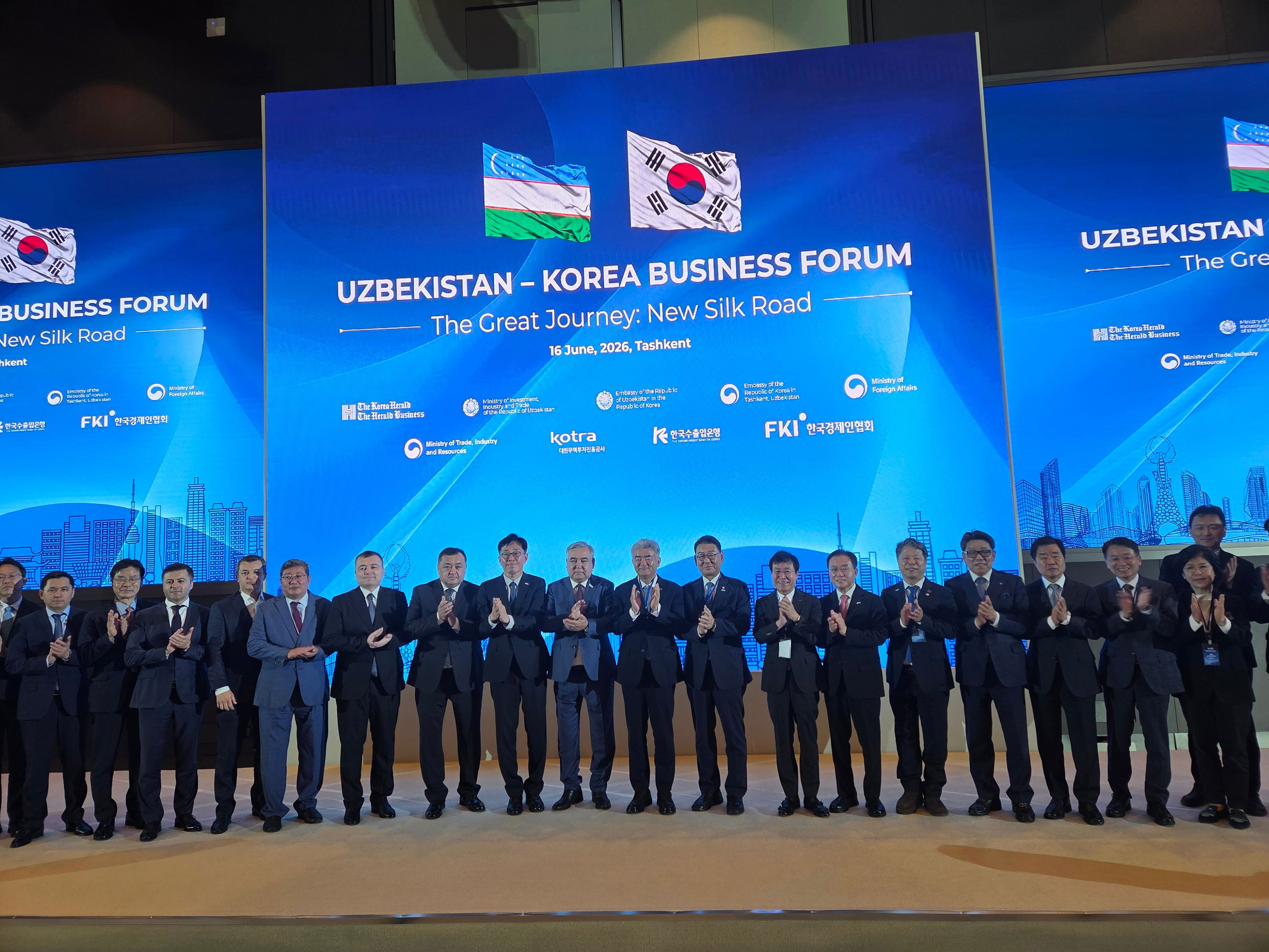 Korean-Uzbek forum targets Central Asia's 'blue ocean'