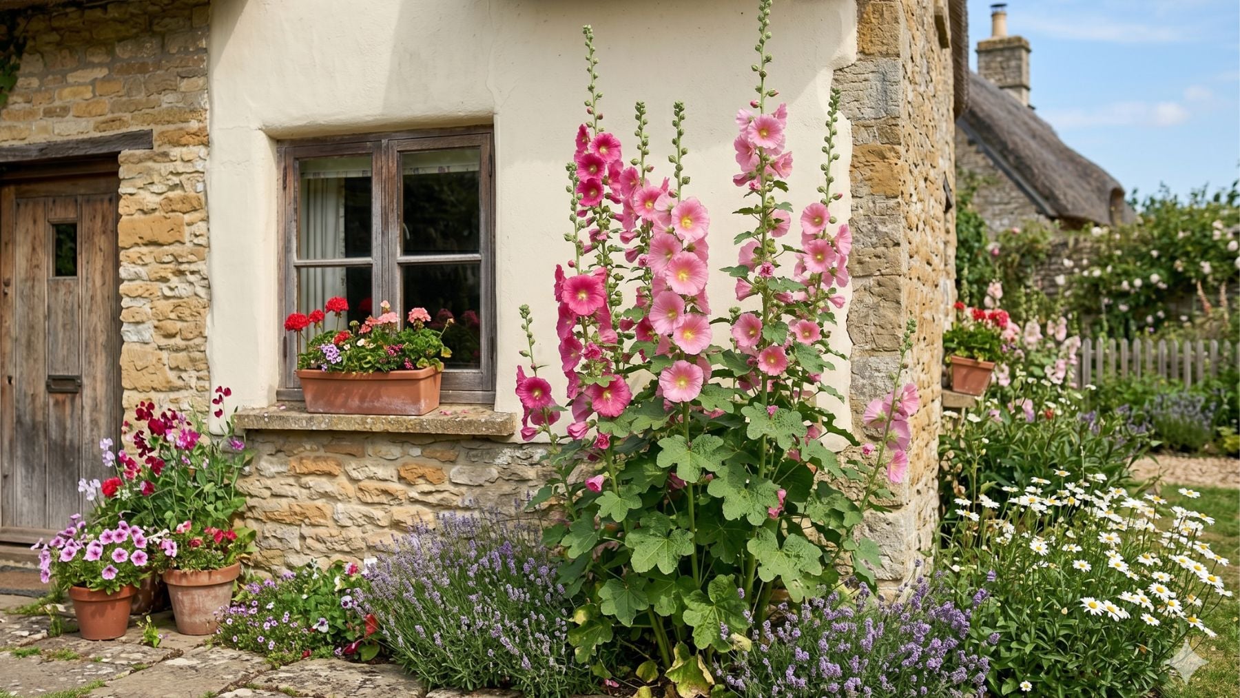 La malva real: la flor que decora las fachadas de los pueblos y que ...