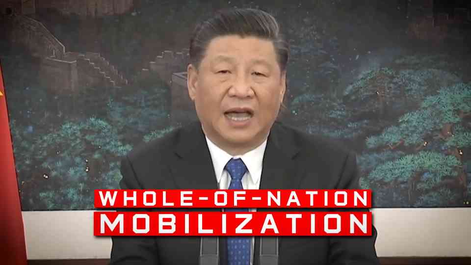 China preparing for 'national total war,' Pentagon says