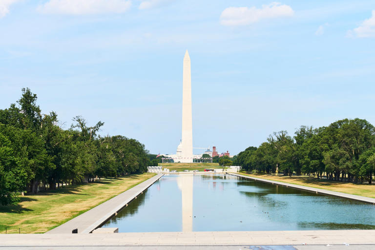 Reflecting pool Trump spent $20 million cleaning is full of algae again