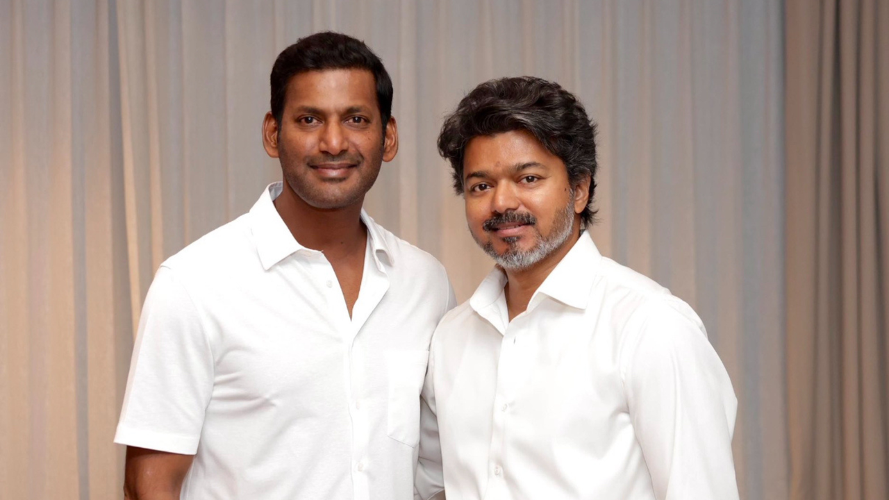 Vishal meets Tamil Nadu Chief Minister Vijay again, refers to him as ...
