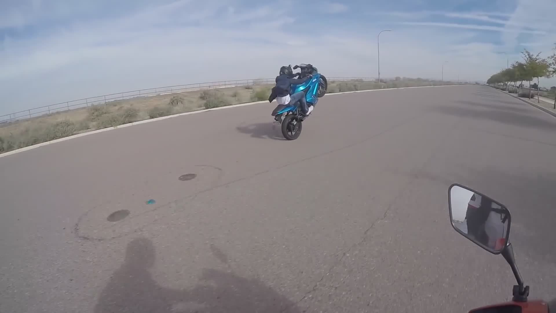 We got told to pull over by police mid-ride and you can see exactly how ...