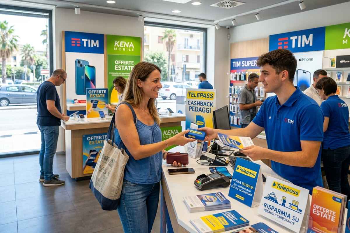 Telepass nei negozi TIM e Kena: cashback fino a 200 euro su pedaggi e ...