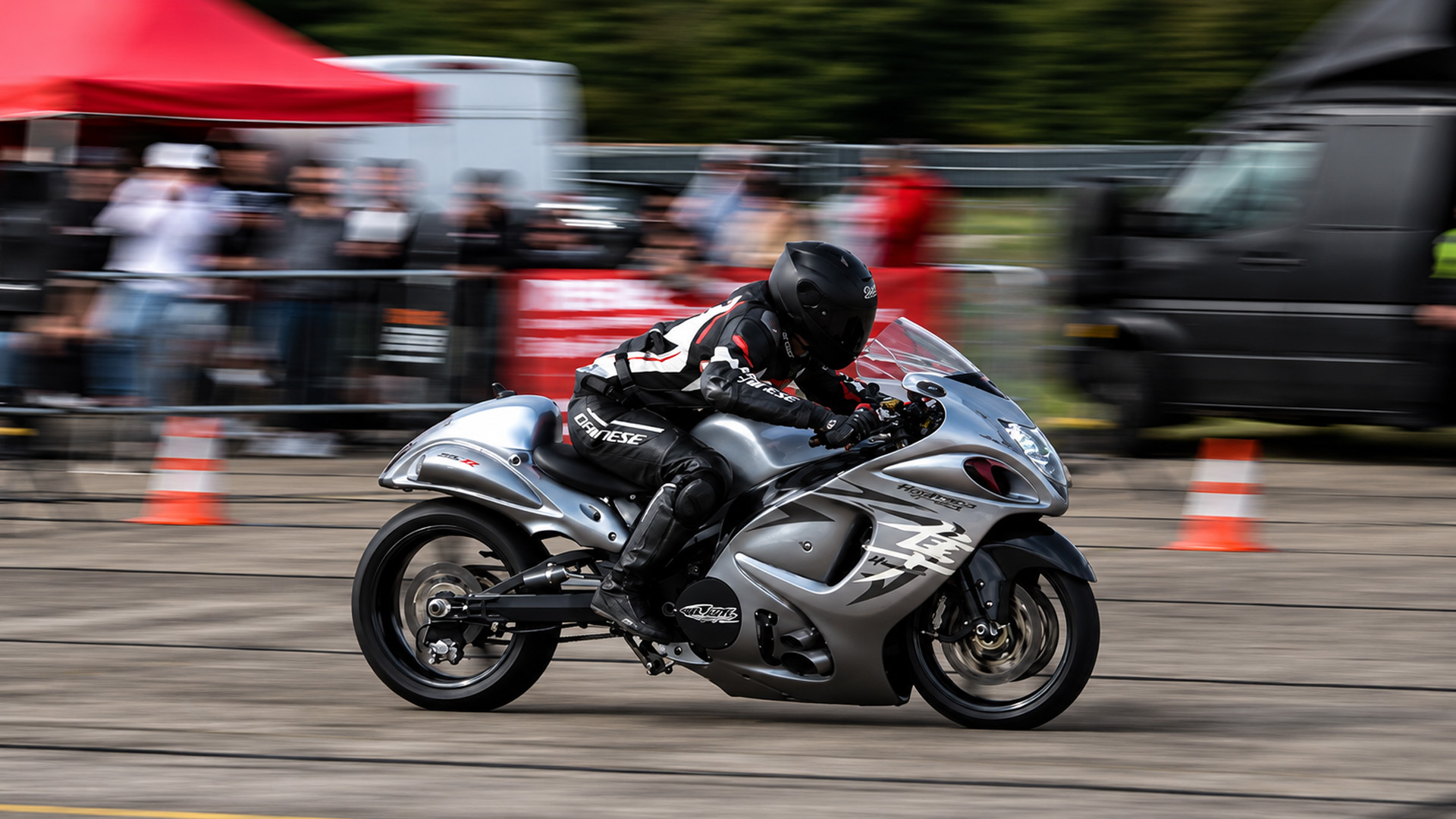 500HP Suzuki Hayabusa turbo hits 314 km/h within seconds