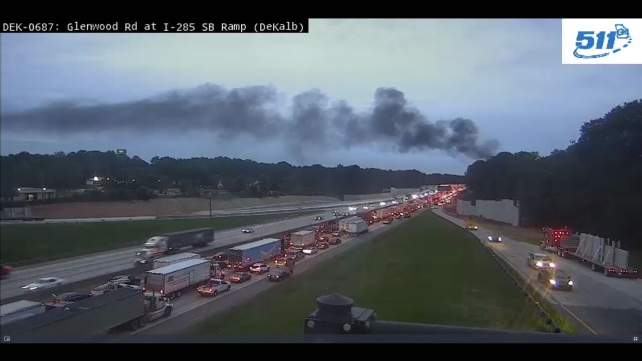 I-285 reopens 6 hours after tractor-trailer fire