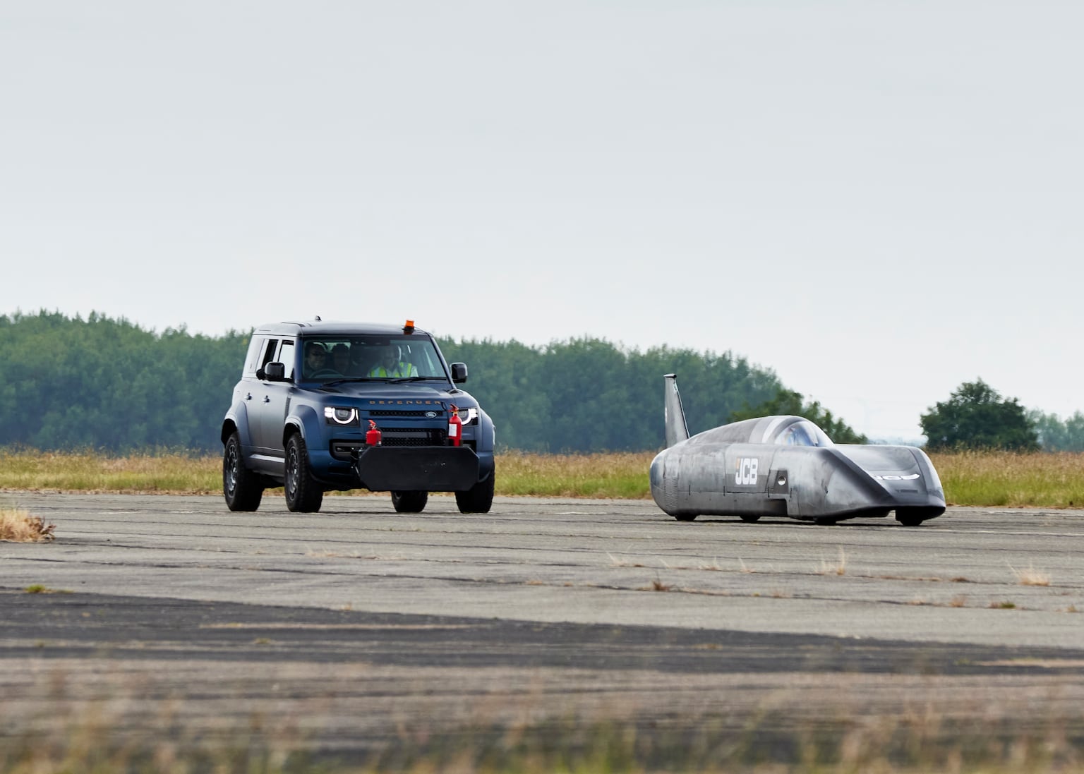 JCB Hydromax begins testing ahead of high-speed record attempt