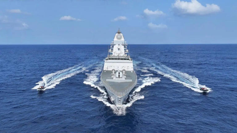 Watch: Indian Navy releases video of indigenous stealth frigate INS ...