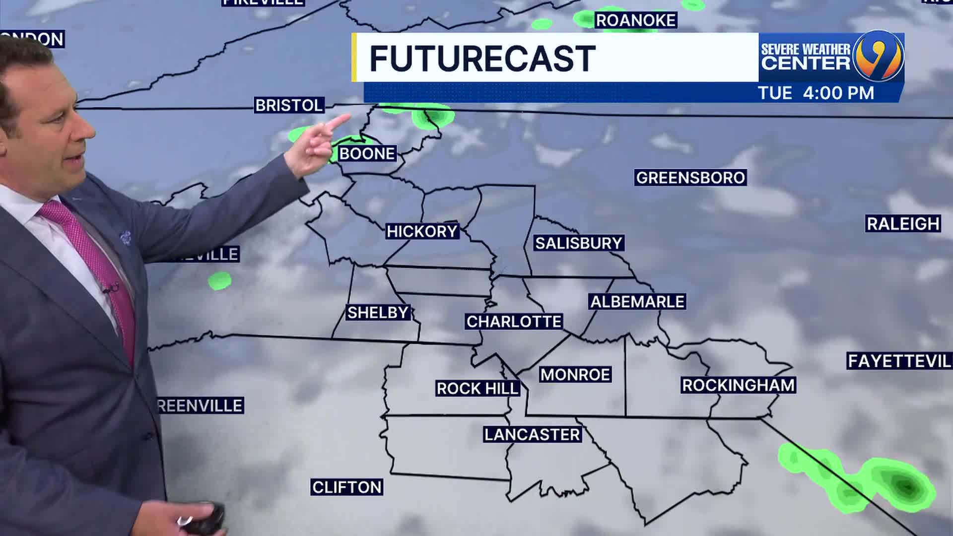 Forecast: Cooler today before heat and humidity return midweek
