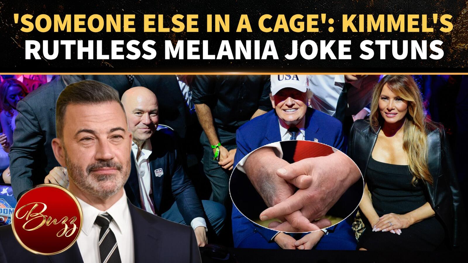 Jimmy Kimmel takes a flamethrower to Trump's UFC night with savage ...