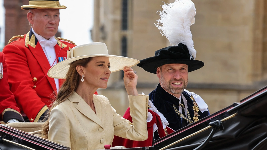 Kate and Sophie share warm moments at Garter Day