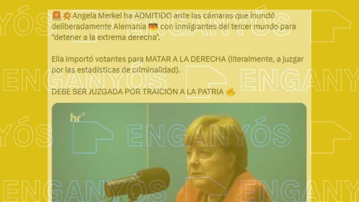 No, Merkel no ha admitido haber inundado Alemania de migrantes para ...
