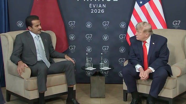 Trump meets world leaders at G7 amid questions about his health
