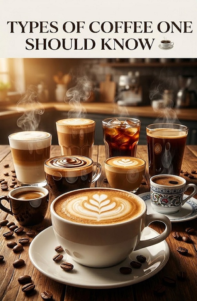 Types of coffee one should know - Every cup has a story