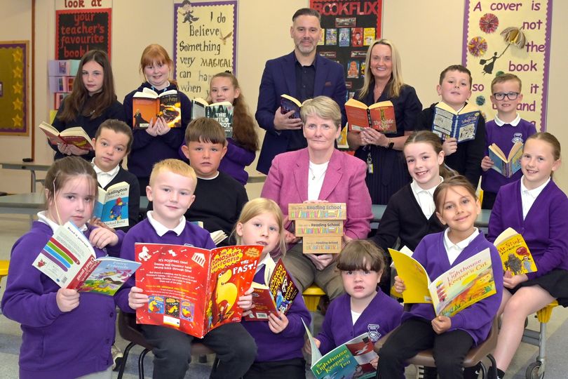 Lanarkshire school wins Gold Reading Schools Award from Scottish Book Trust