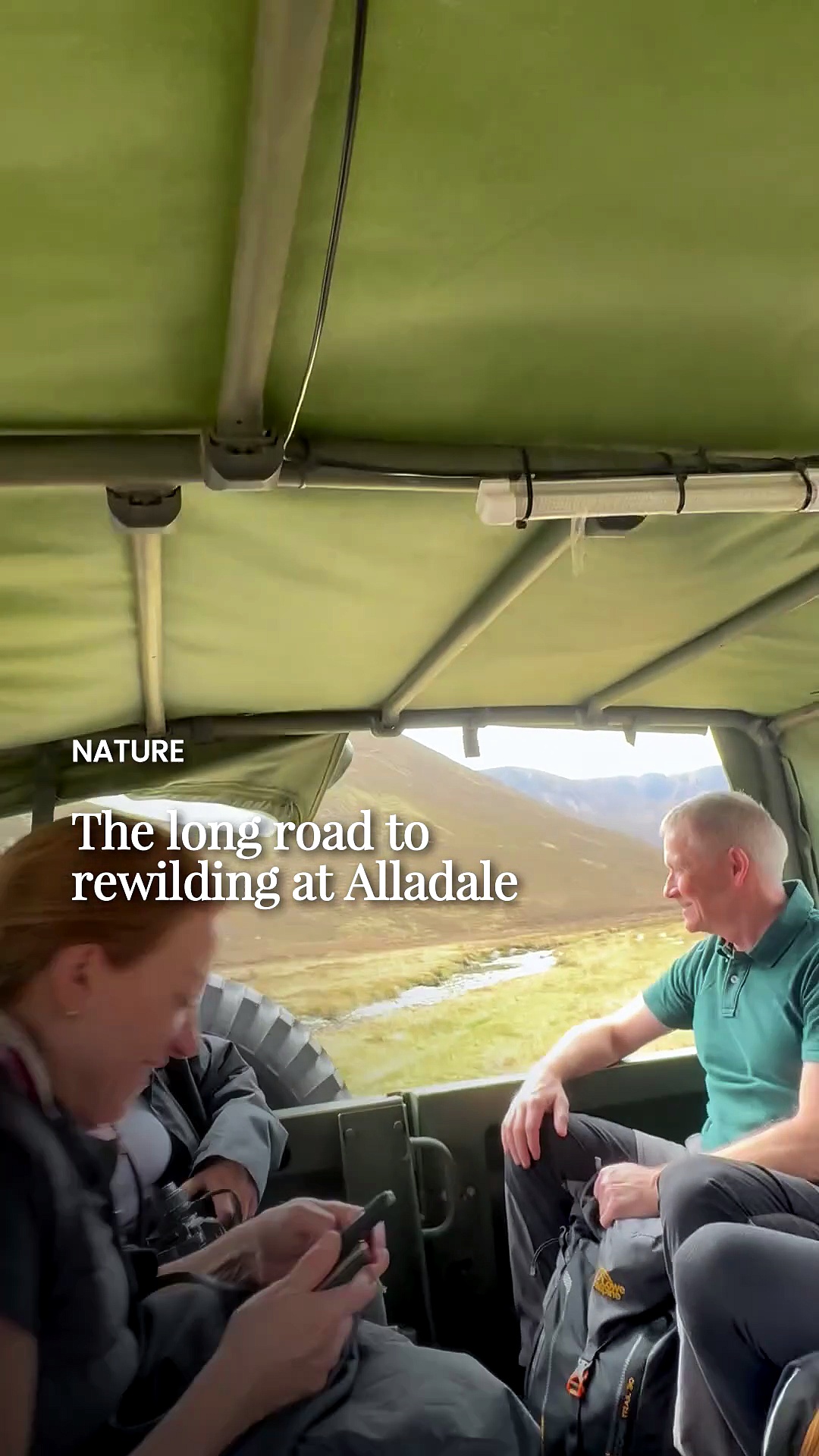 Alladale Wilderness Reserve rewilding project restoring woodland and ...