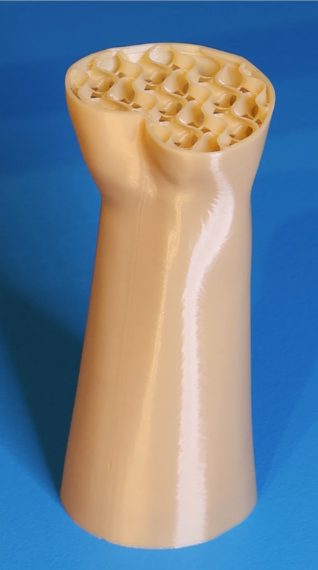 Famous Italian hand gesture 3D printed with fun detail
